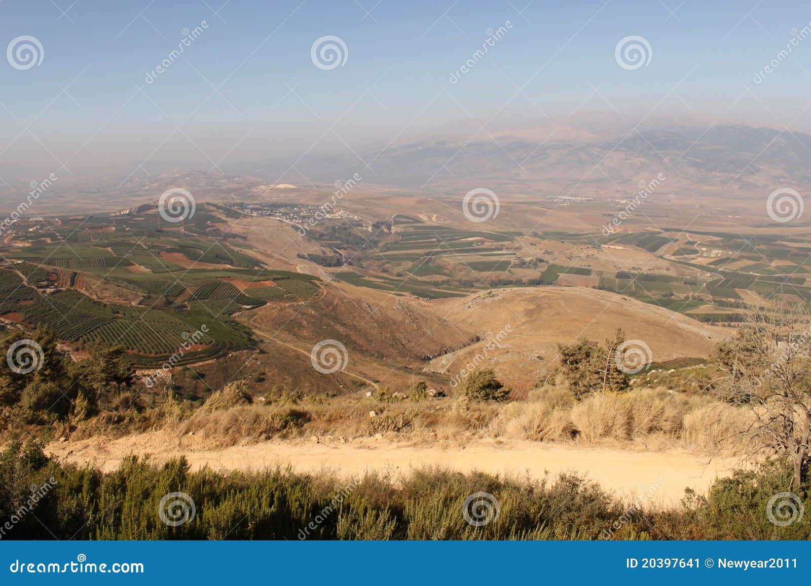 Golan Heights, Galilee, Israel Stock Image - Image of east, beautiful ...