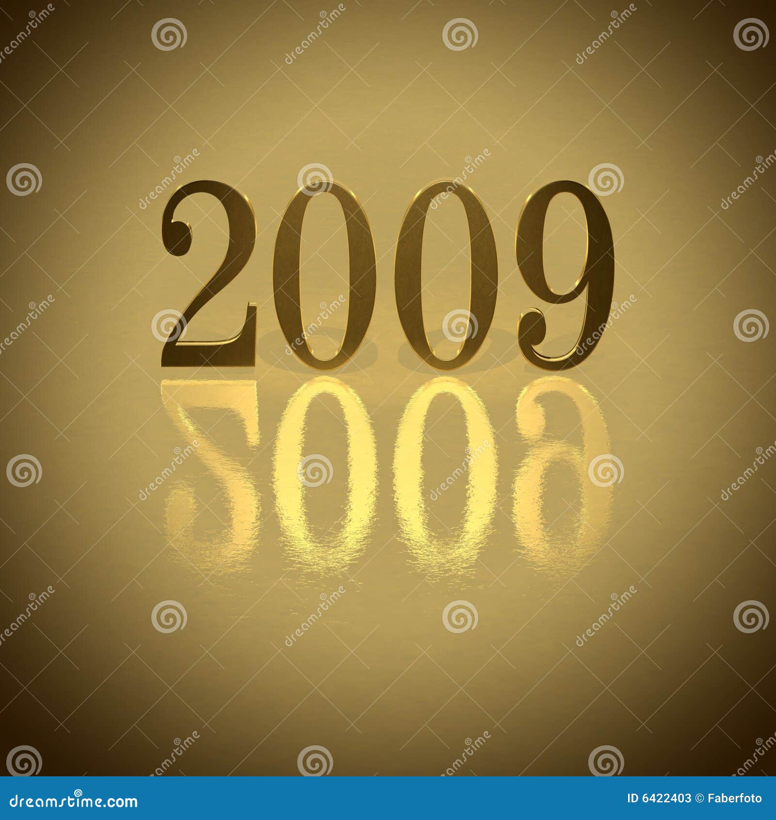 Gold 2009 stock illustration. Illustration of abstract - 6422403