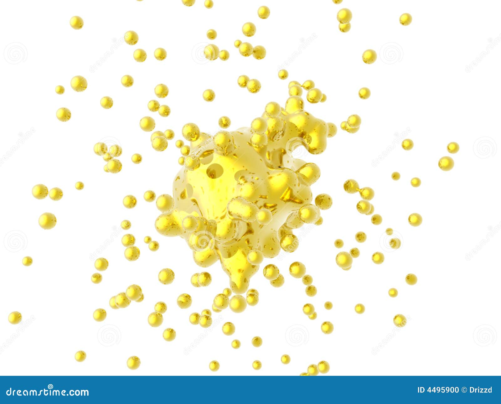 Gold stock illustration. Illustration of gold, drops, yellow - 4495900