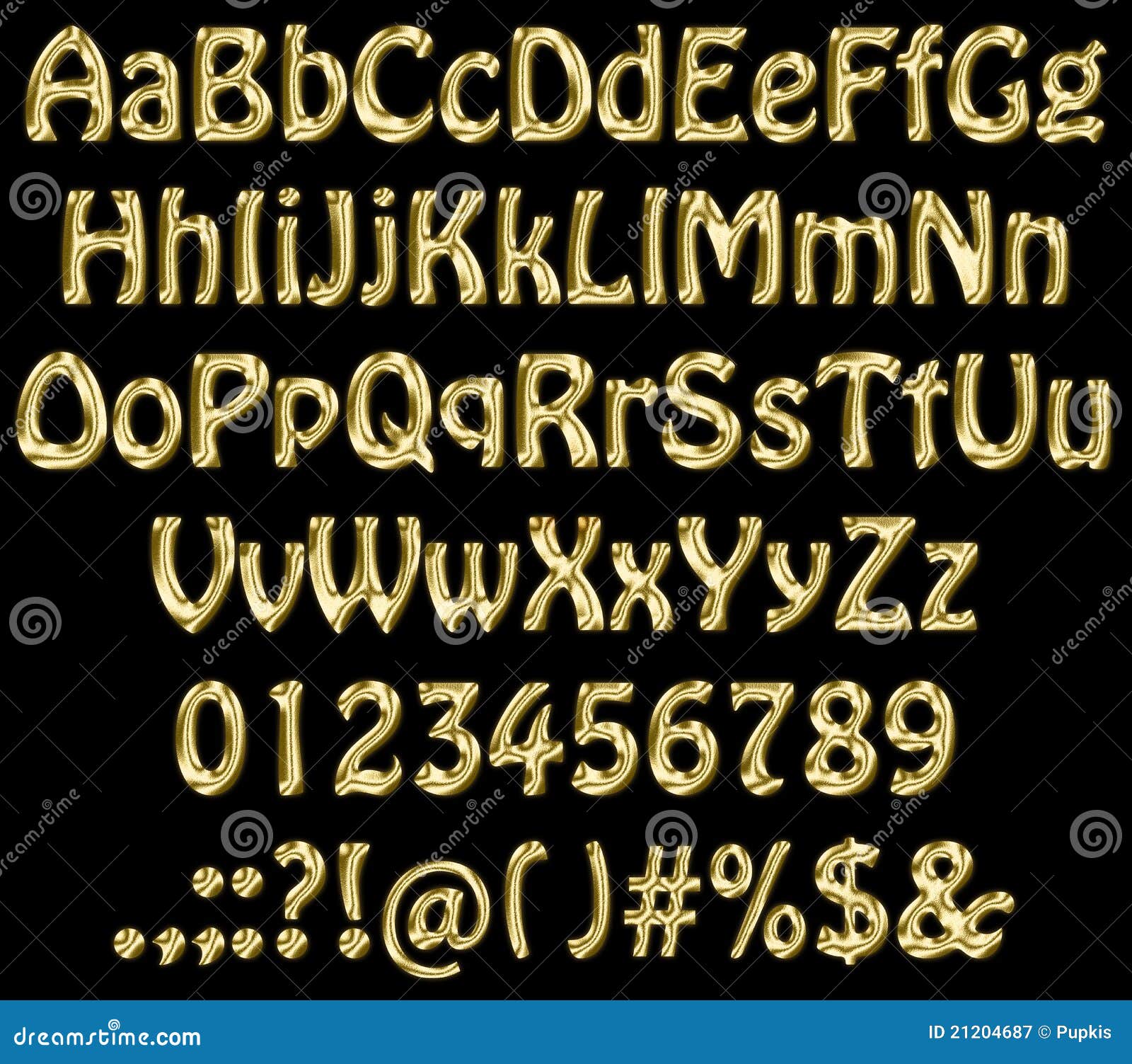 Gold abc stock illustration. Illustration of shiny, pattern - 21204687