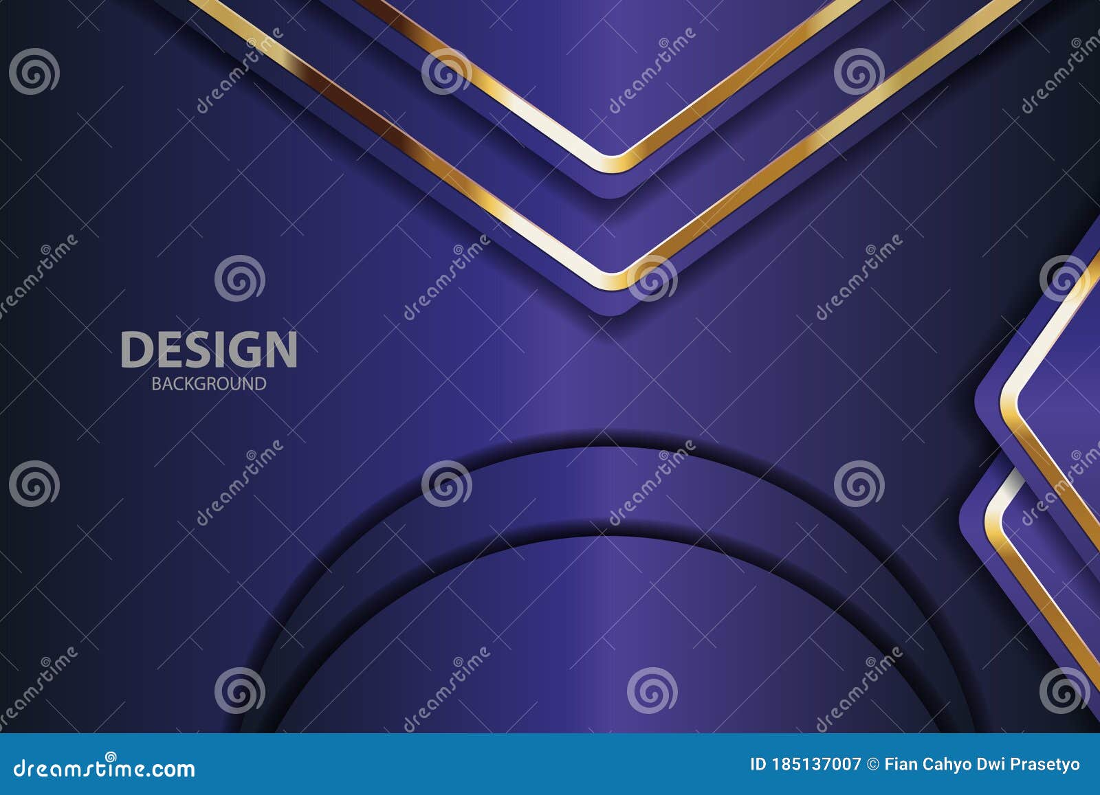 Gold Abstract Background Banner with Circle Gold Color Creative Digital ...