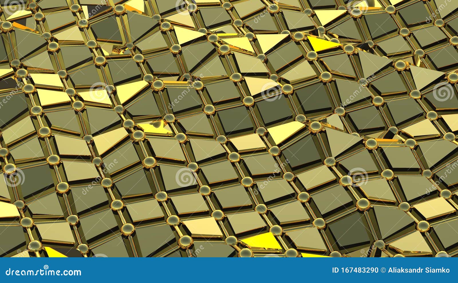 Gold Abstract Background, Grunge Surface, 3d Rendering Stock ...