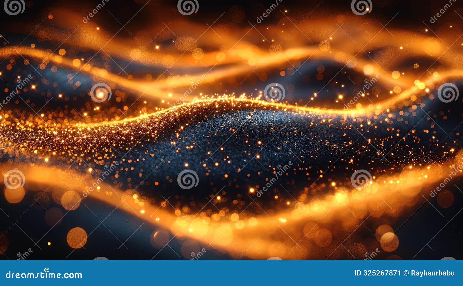 Gold Abstract Background Abstract Light Gold Energy Bright Glowing ...