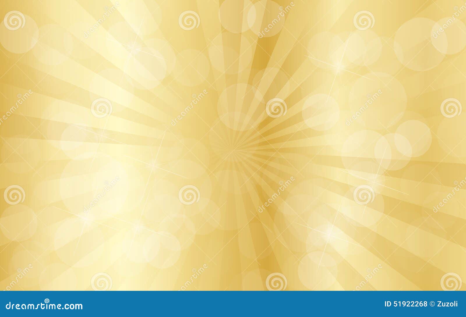 Gold Abstract Background with Rays Stock Illustration - Illustration of ...
