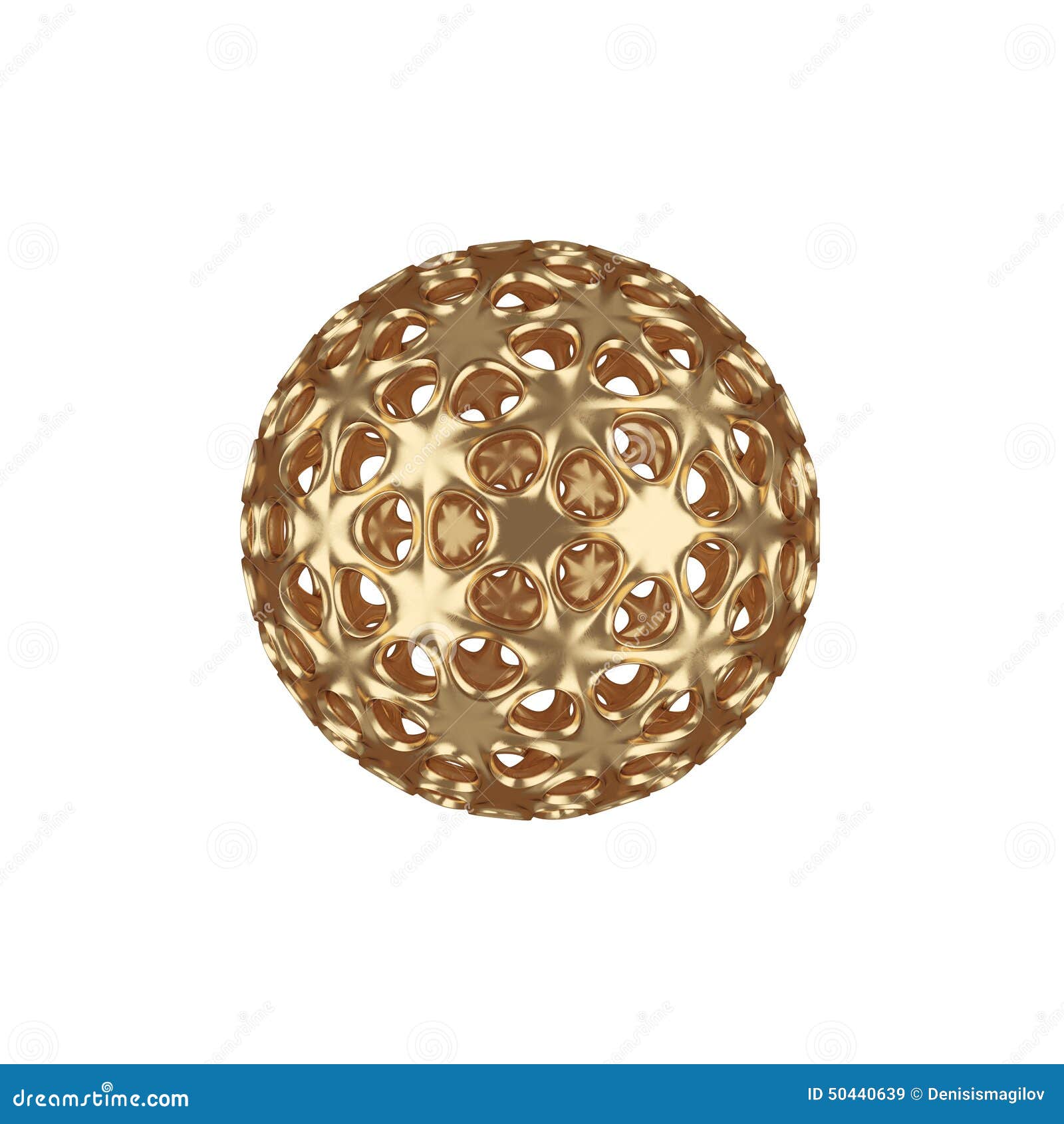 Gold abstract ball stock illustration. Illustration of ball - 50440639