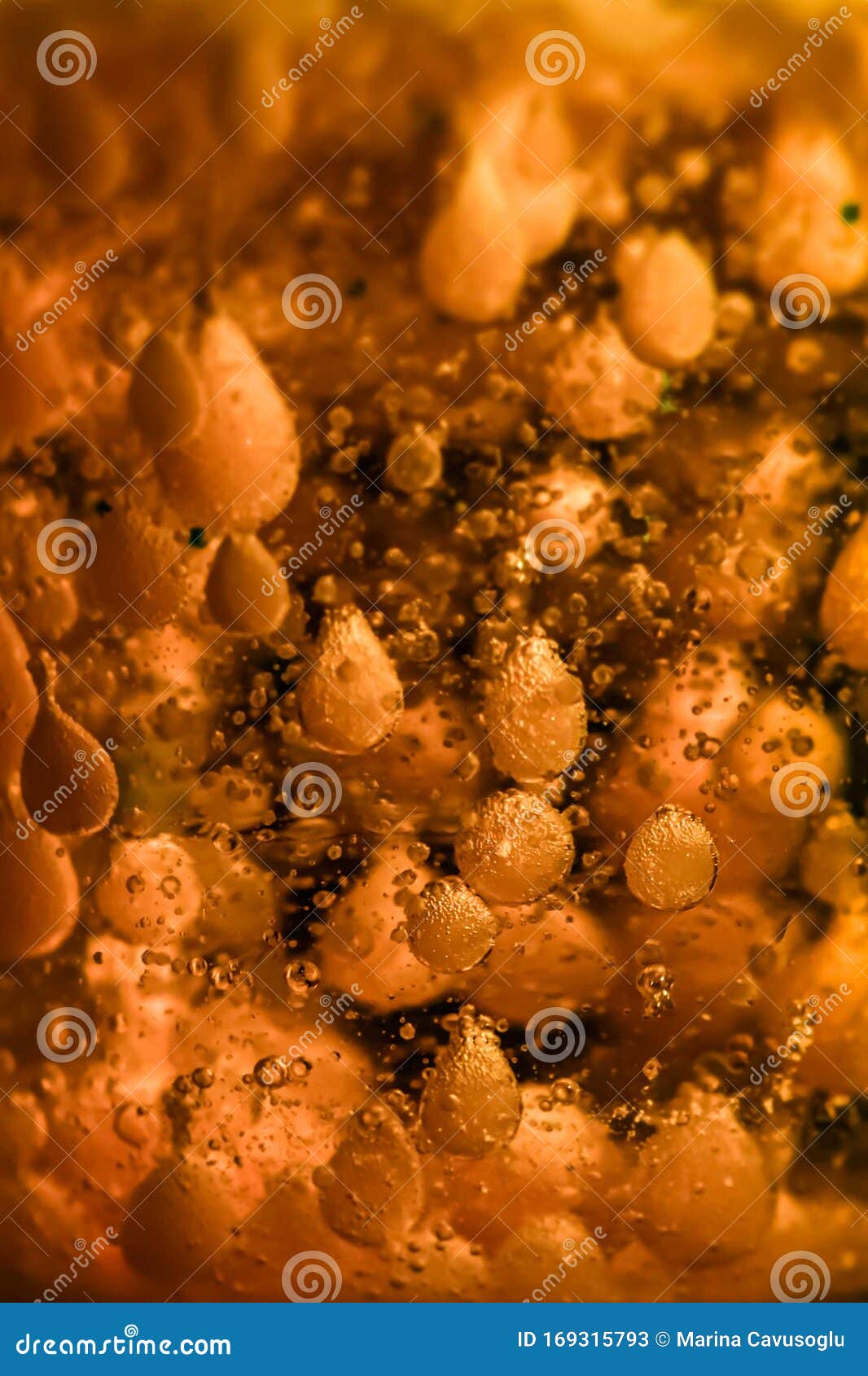 Gold abstract bubbles stock image. Image of beauty, circular - 169315793