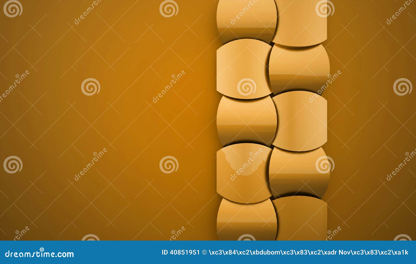 Gold Abstract Decorative Background Stock Illustration - Illustration ...