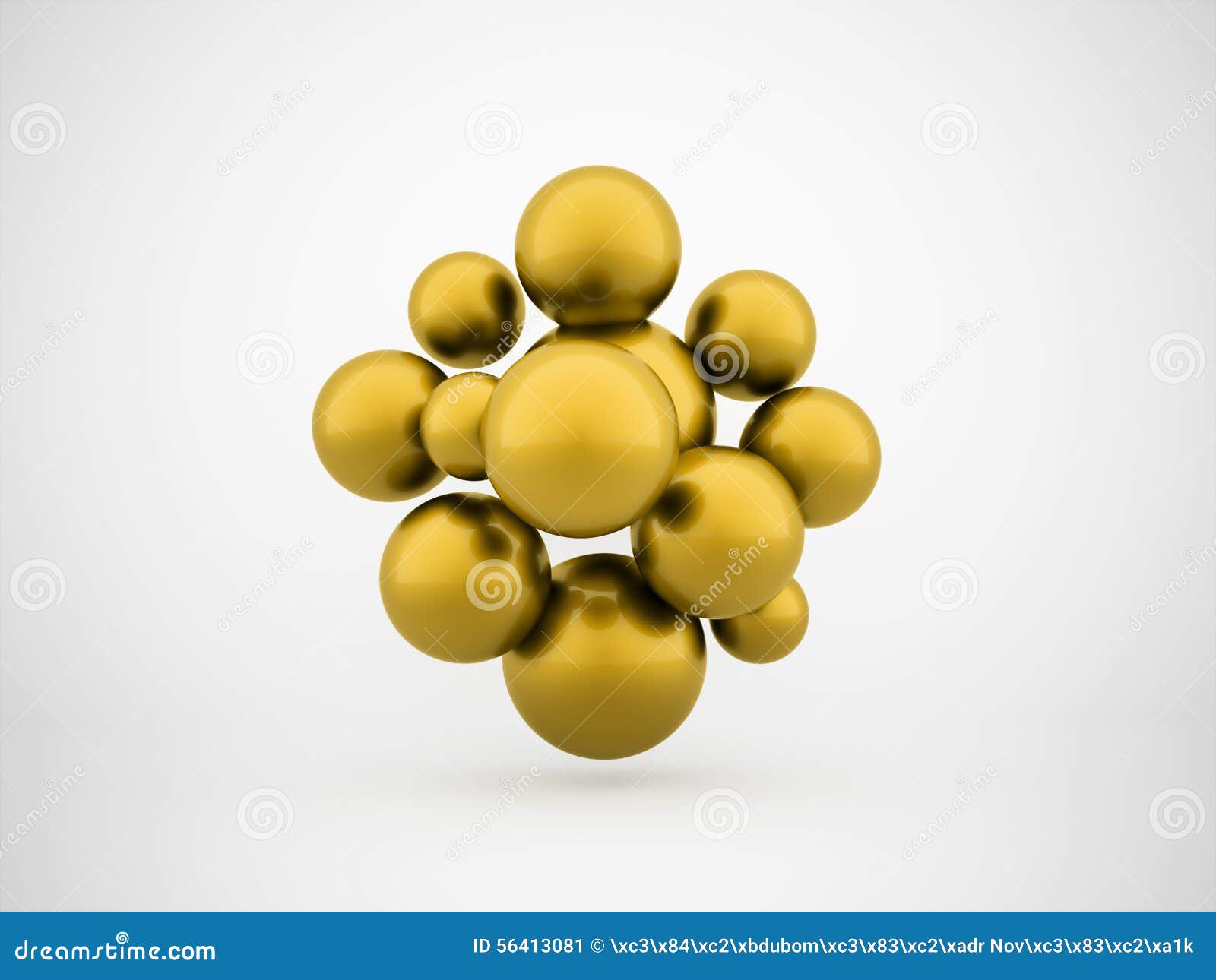 Gold abstract spheres stock illustration. Illustration of pearl - 56413081