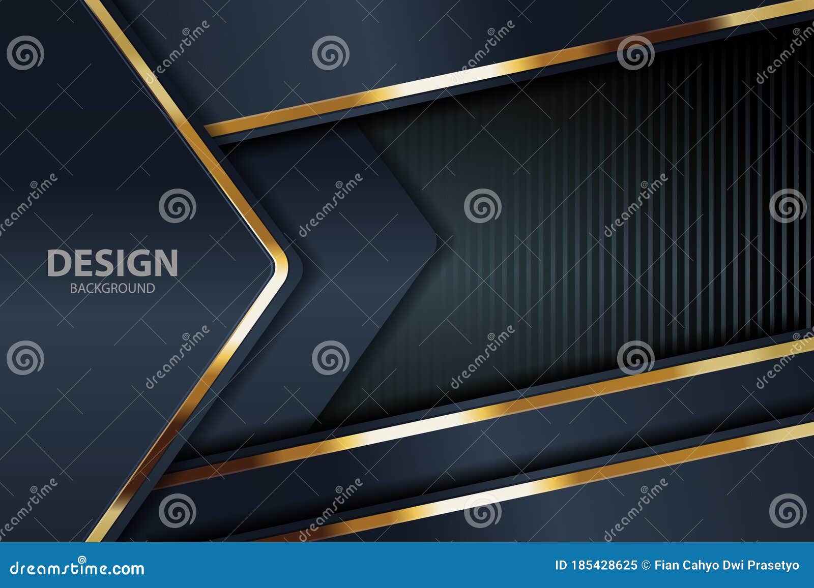 Gold Abstract Vector Background Board for Text and Message Design ...