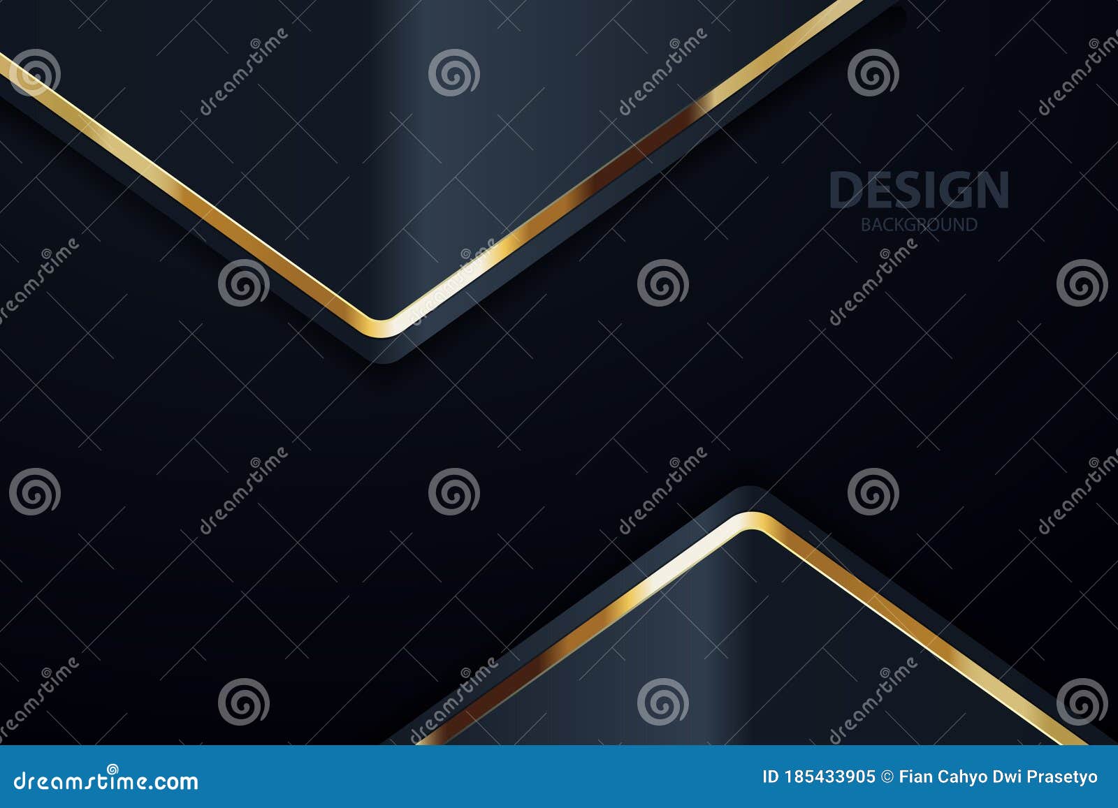 Gold Abstract Vector Background Board for Text and Message Design ...
