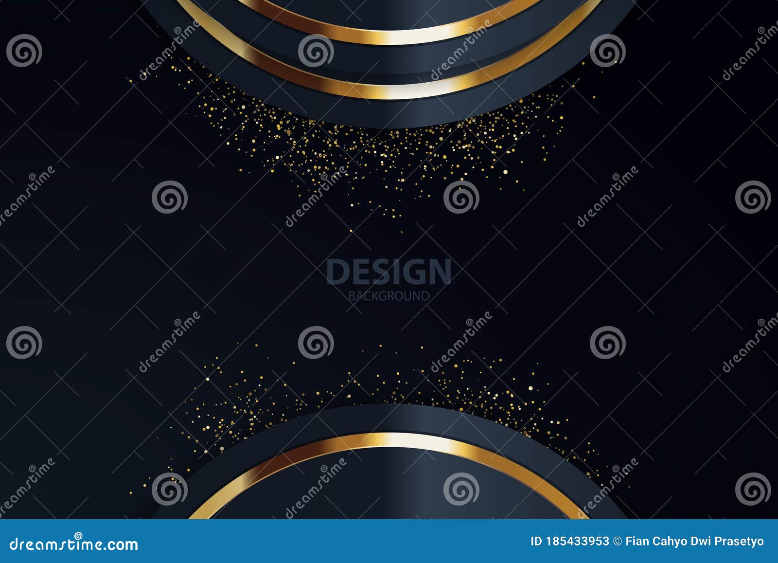 Gold Abstract Vector Background Board for Text and Message Design ...