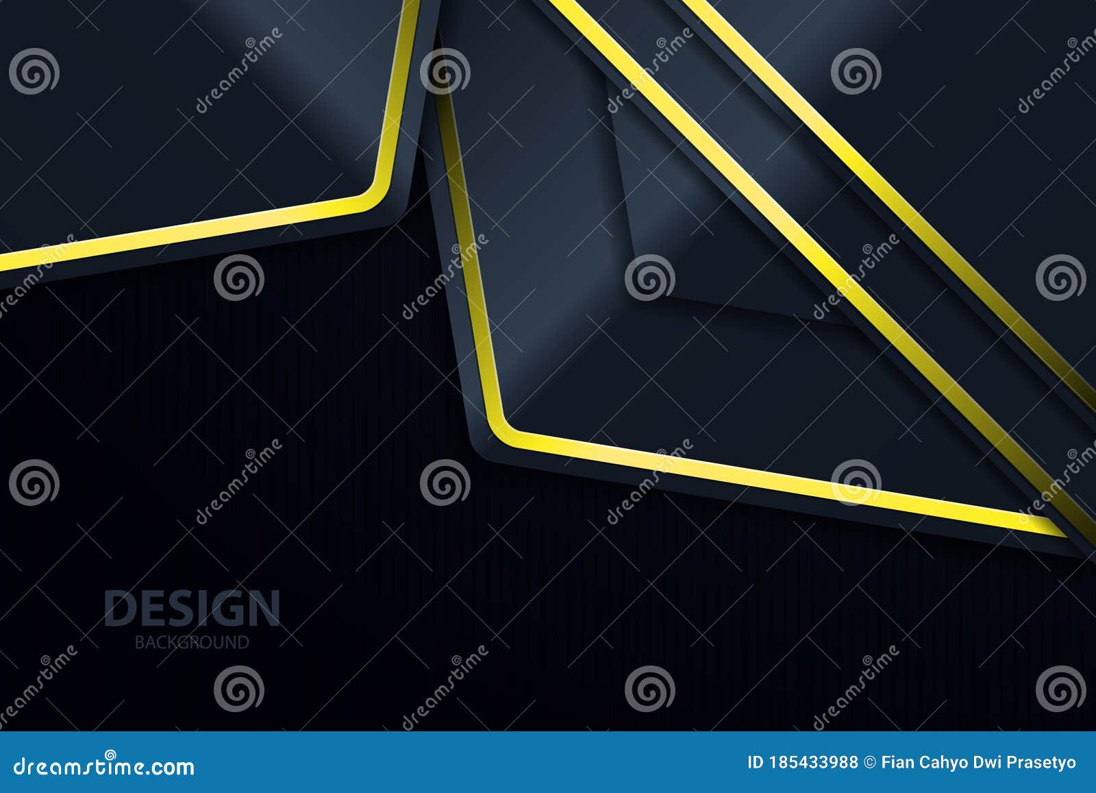 Gold Abstract Vector Background Board for Text and Message Design ...