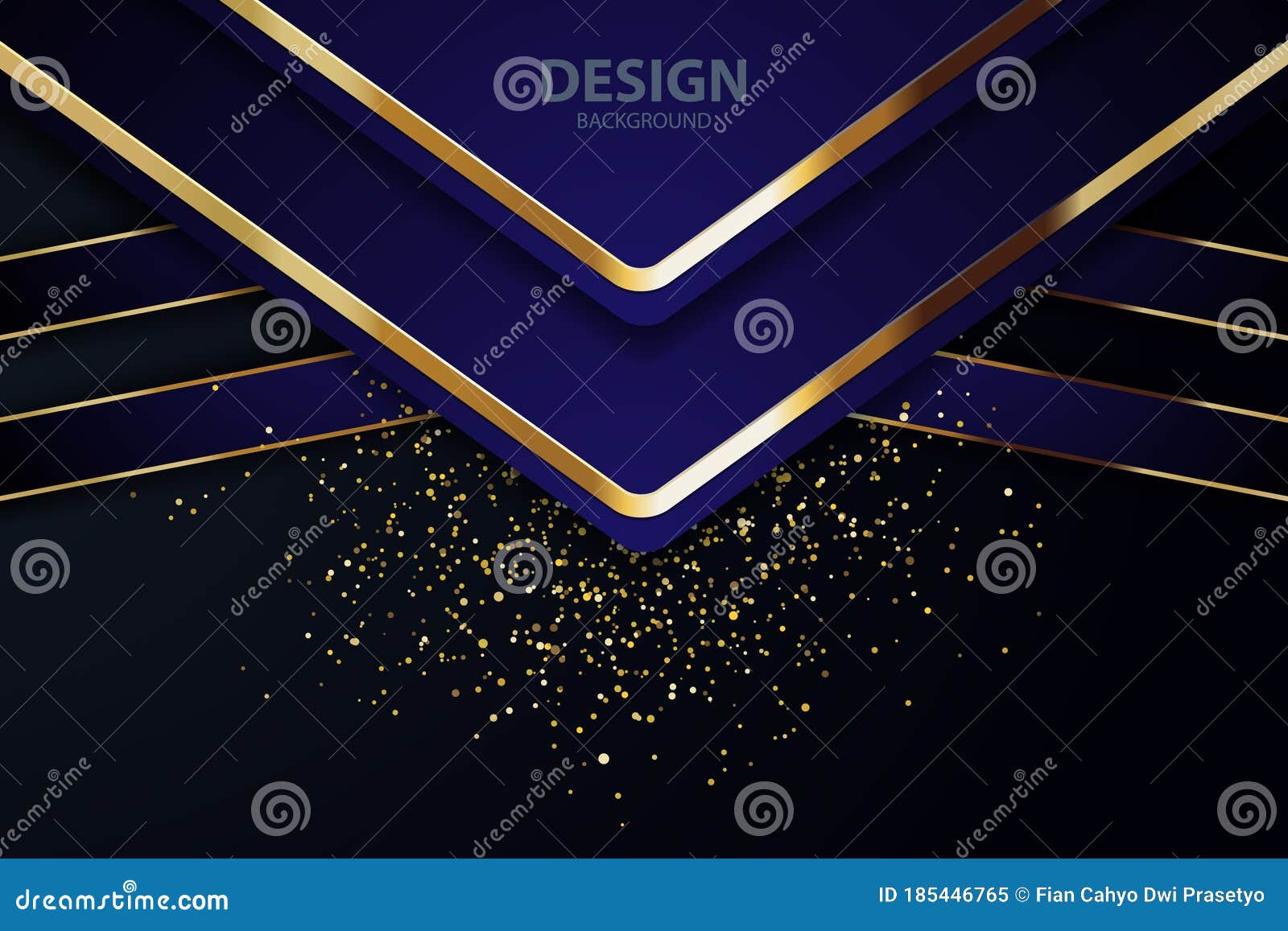 Gold Abstract Vector Background Board for Text and Message Design ...