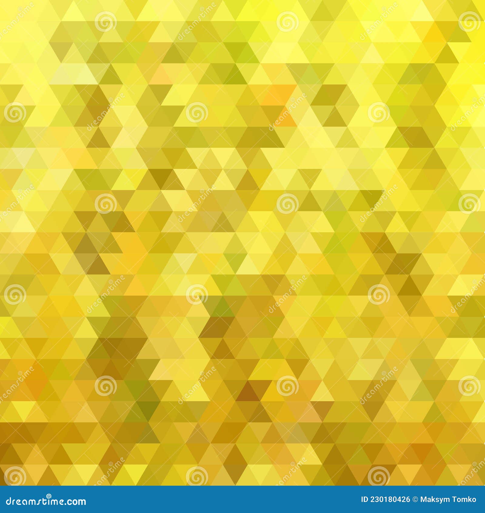 Gold Abstract Vector Background. Yellow Triangle Design.. Eps 10 Stock ...
