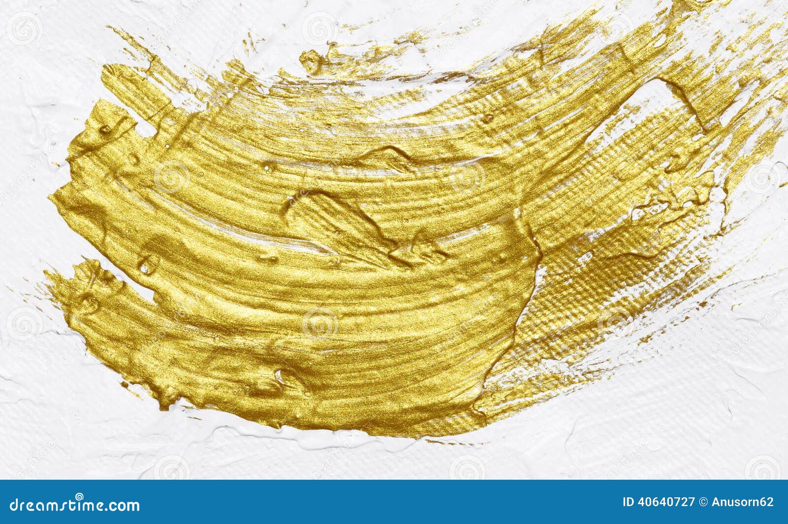 Gold Acrylic Textured Painting Stock Image - Image of abstract, pale ...
