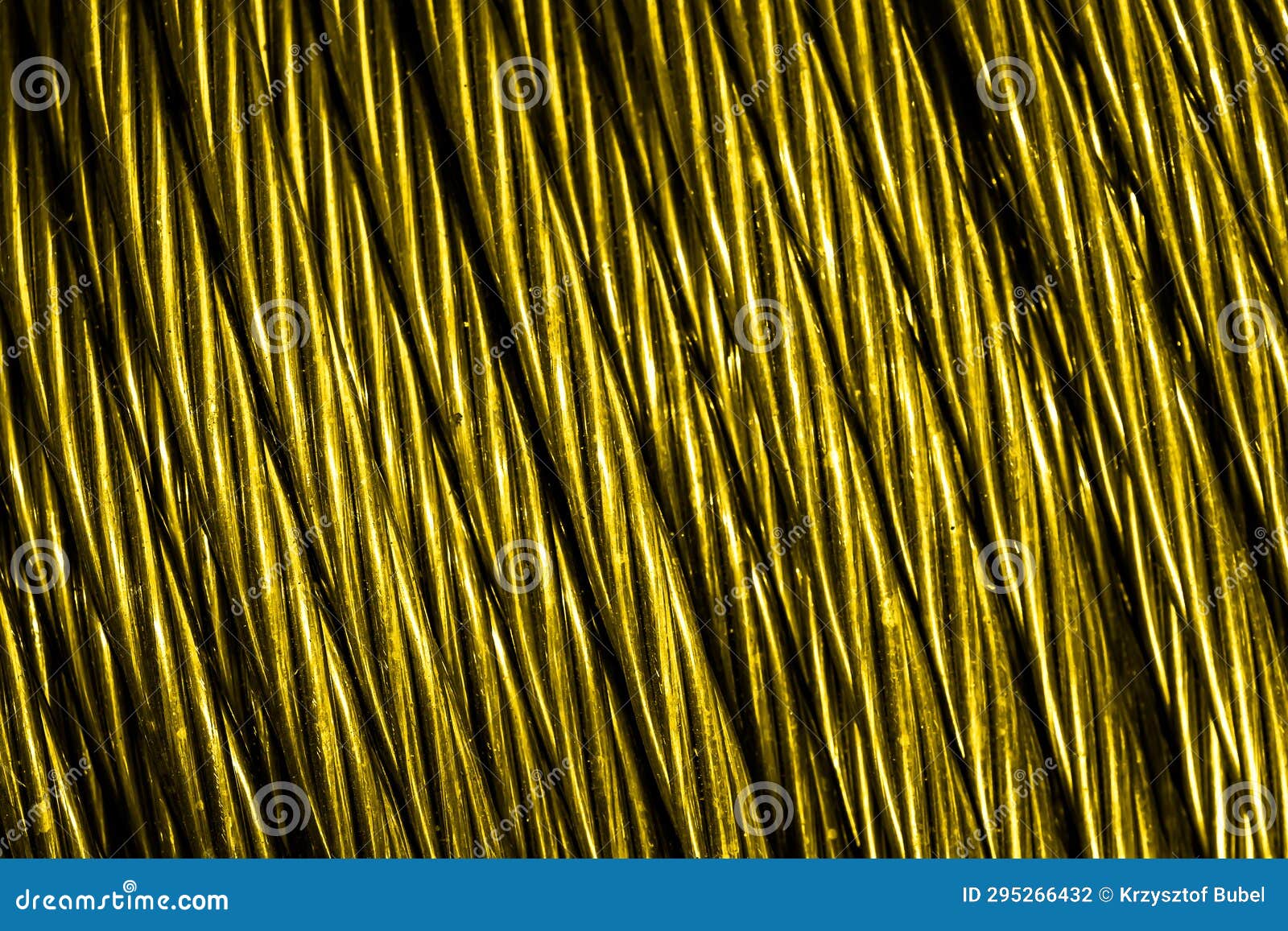 Gold Aluminum Electric Cable.background or Texture Stock Photo - Image ...