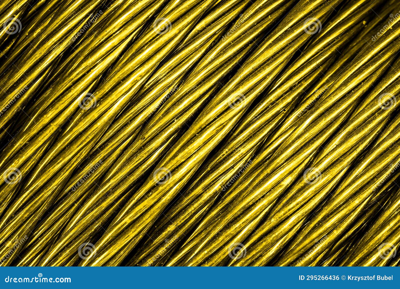 Gold Aluminum Electric Cable.background or Texture Stock Photo - Image ...