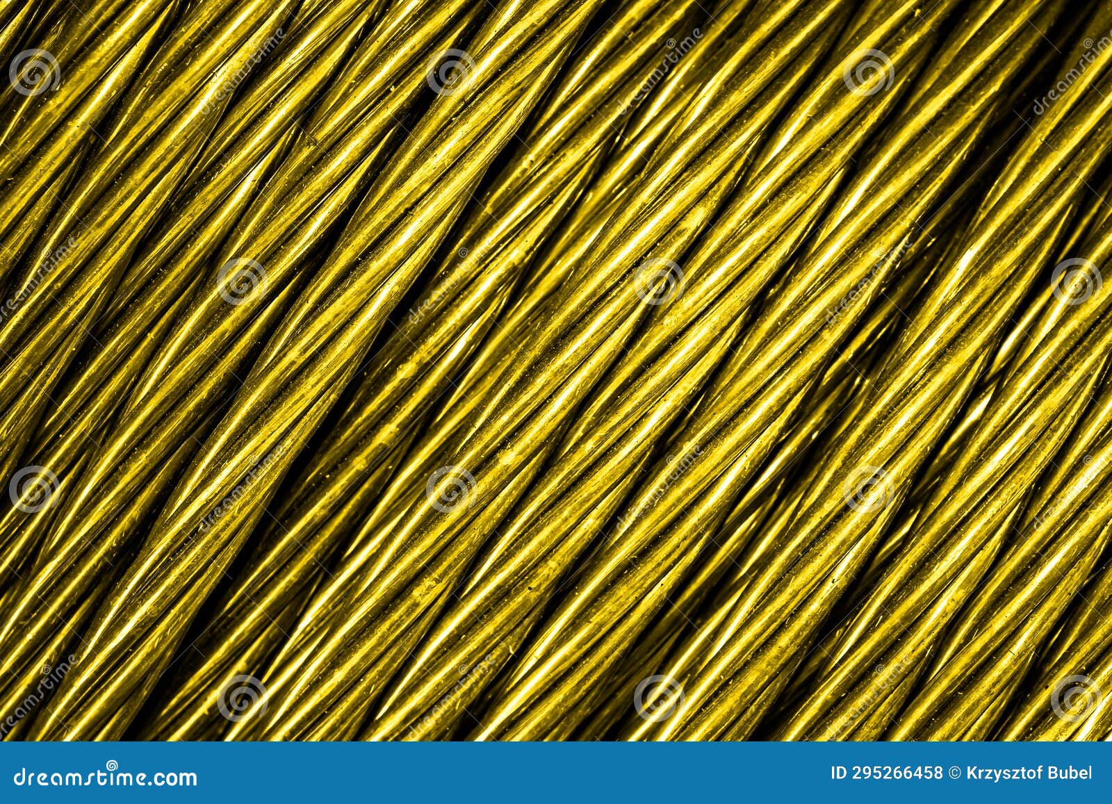 Gold Aluminum Electric Cable.background or Texture Stock Photo - Image ...
