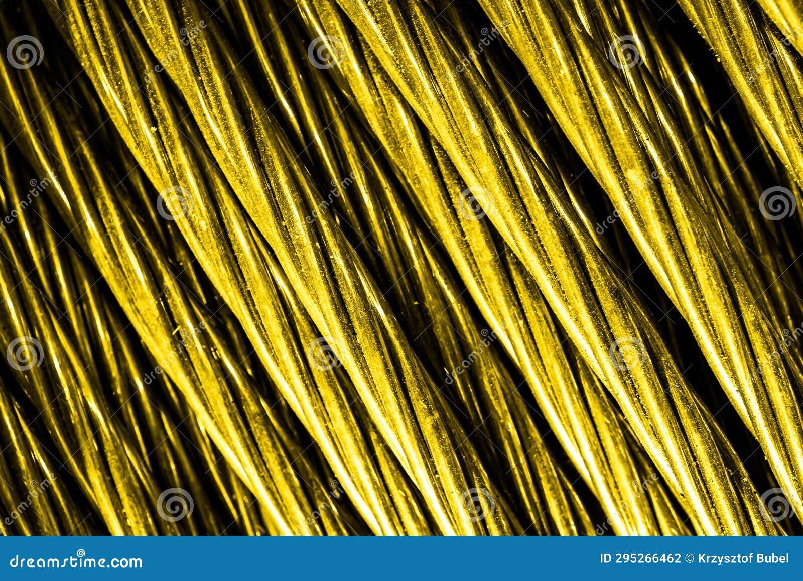 Gold Aluminum Electric Cable.background or Texture Stock Photo - Image ...