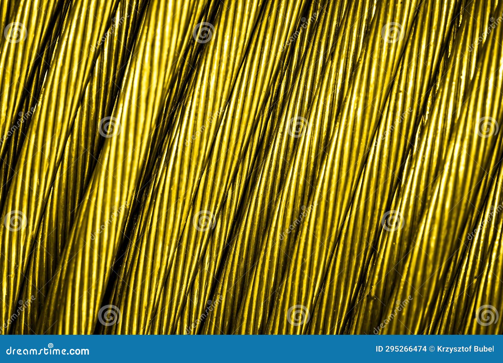 Gold Aluminum Electric Cable.background or Texture Stock Photo - Image ...