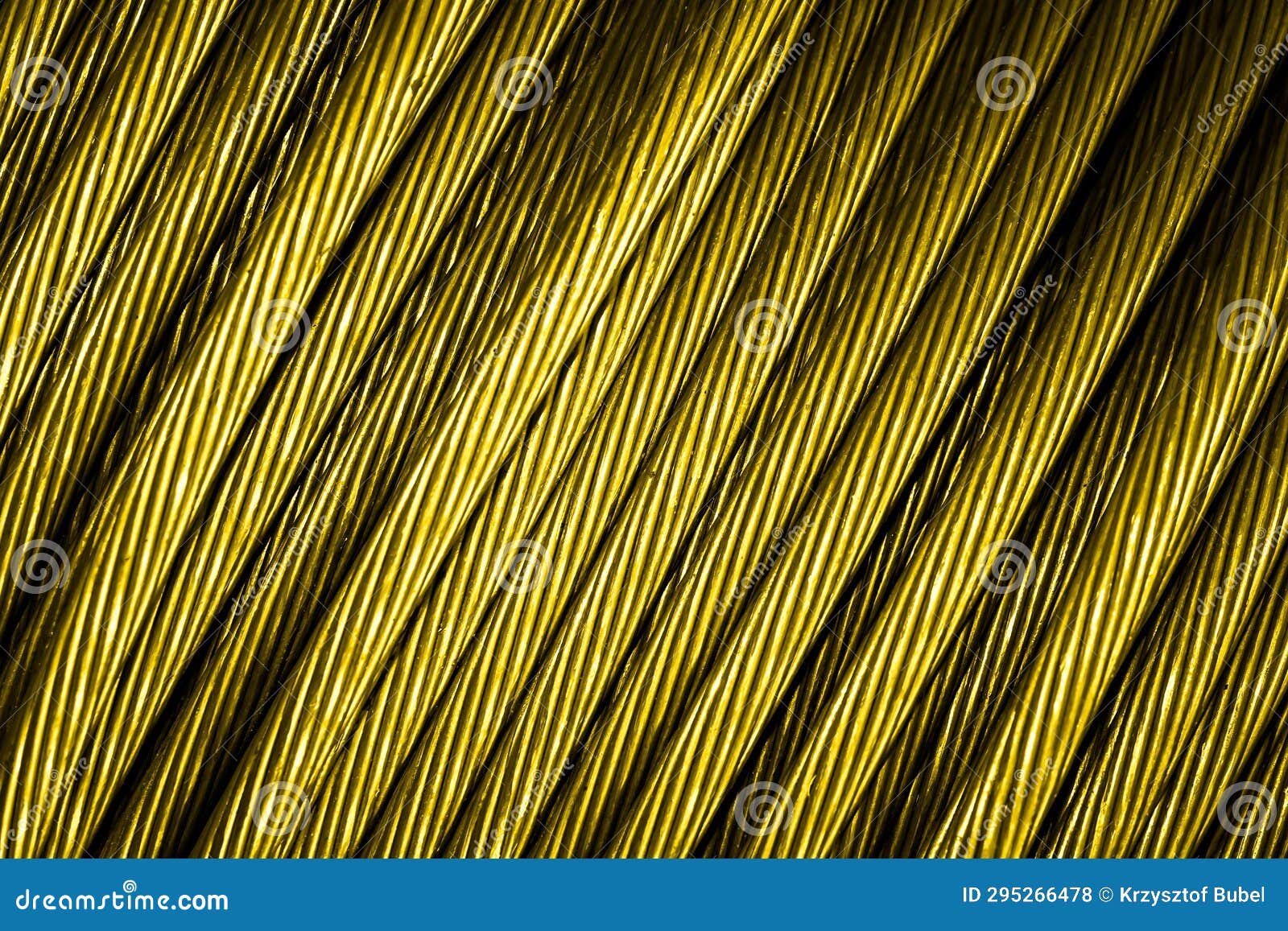 Gold Aluminum Electric Cable.background or Texture Stock Photo - Image ...