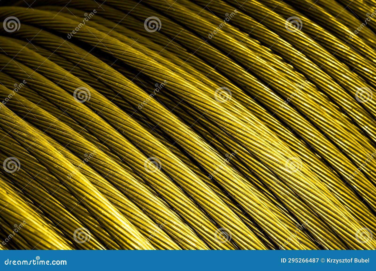 Gold Aluminum Electric Cable.background or Texture Stock Image - Image ...