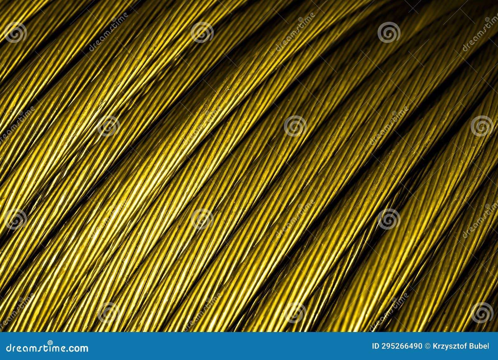 Gold Aluminum Electric Cable.background or Texture Stock Photo - Image ...