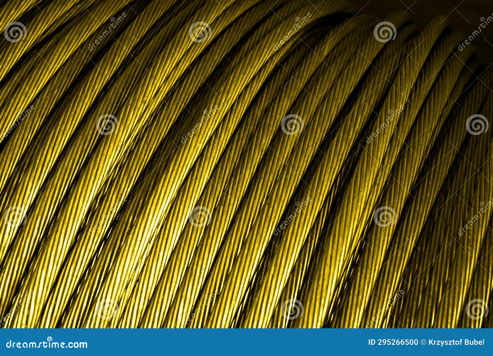 Gold Aluminum Electric Cable.background or Texture Stock Photo - Image ...