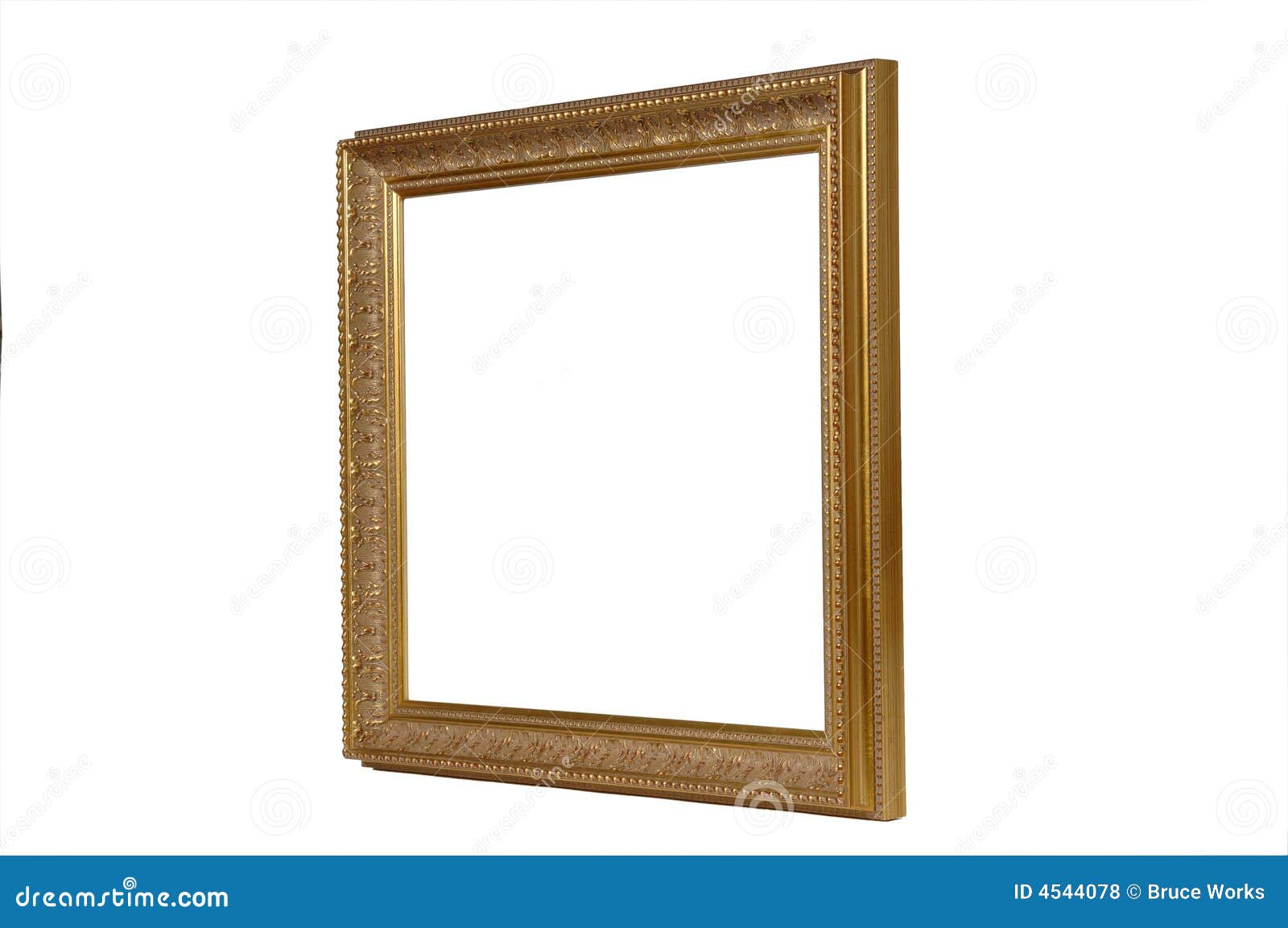 Gold Antique Picture Frame stock photo. Image of gold - 4544078