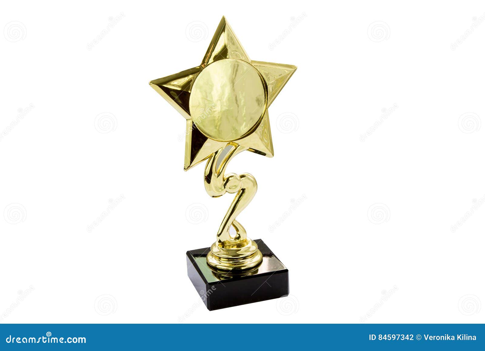 Gold award isolated stock photo. Image of space, isolated - 84597342