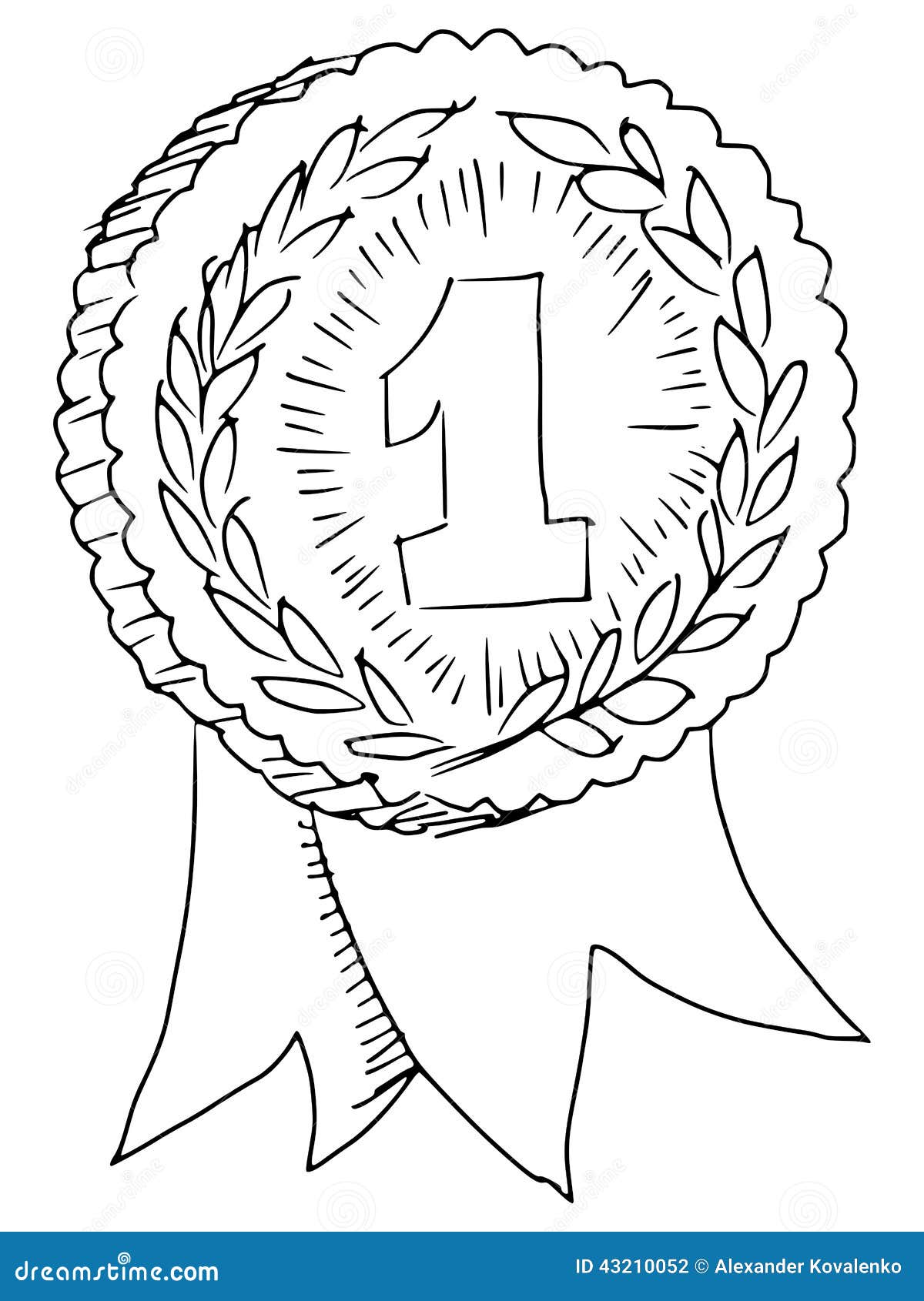 Gold award stock vector. Illustration of contest, design - 43210052