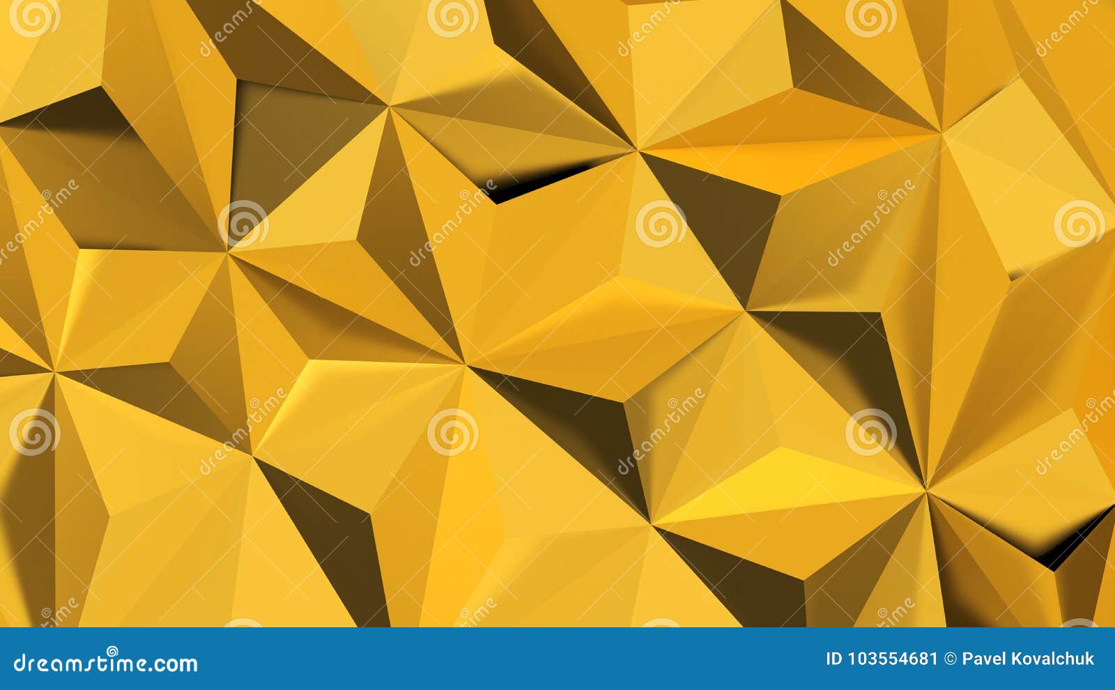 Gold Background Abstract Polygon Stock Illustration - Illustration of ...