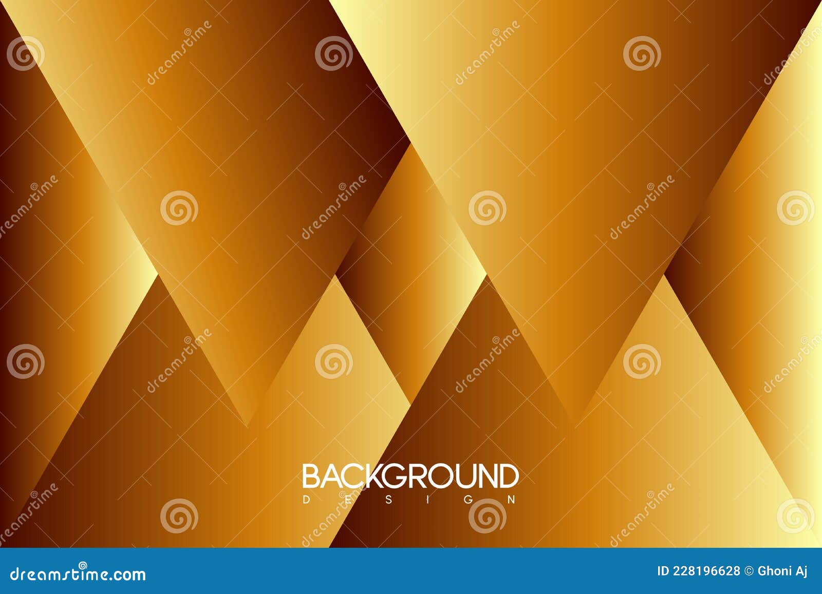 Gold Abstract Background Triangle Style Stock Vector - Illustration of ...