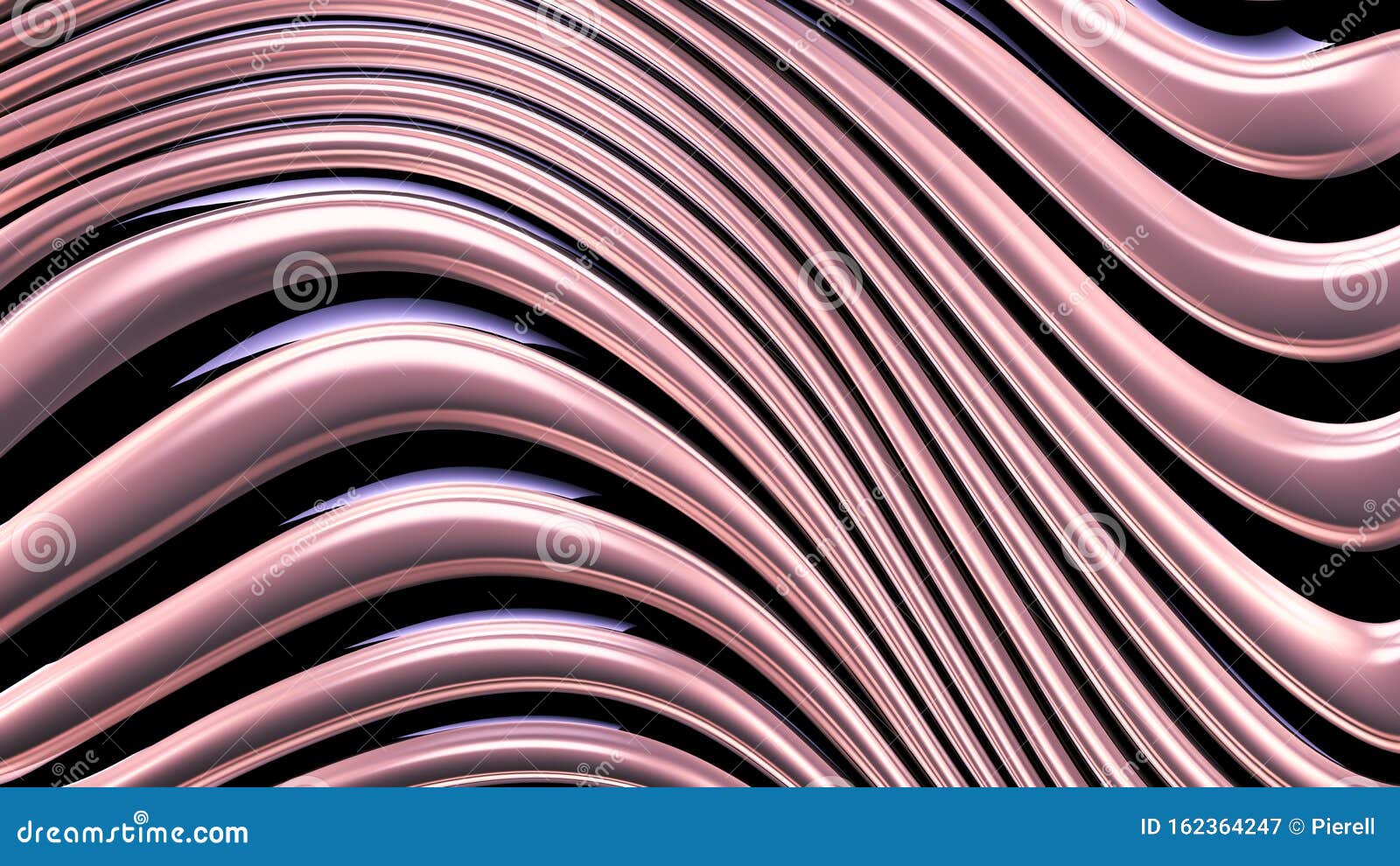 Pink Flowing Background. 3D Illustration, 3D Visualization Stock ...