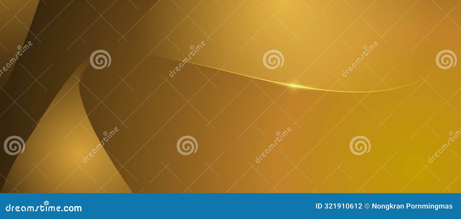 Vector Abstract Light Gold Effect, Flow Line, Motion Pattern and Golden ...