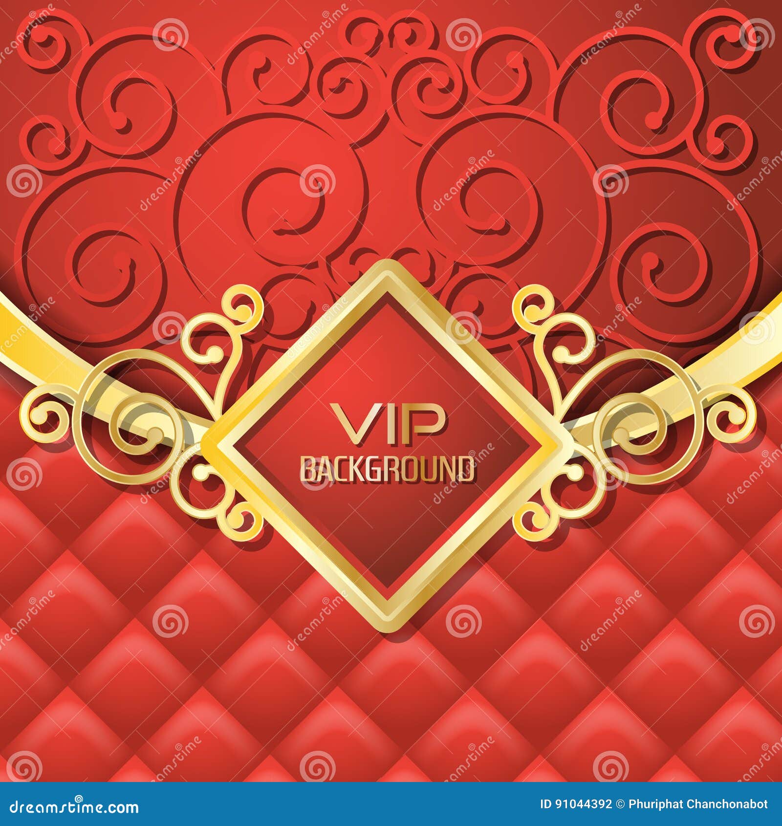 Gold Background Flyer Style Design Template Stock Vector - Illustration ...