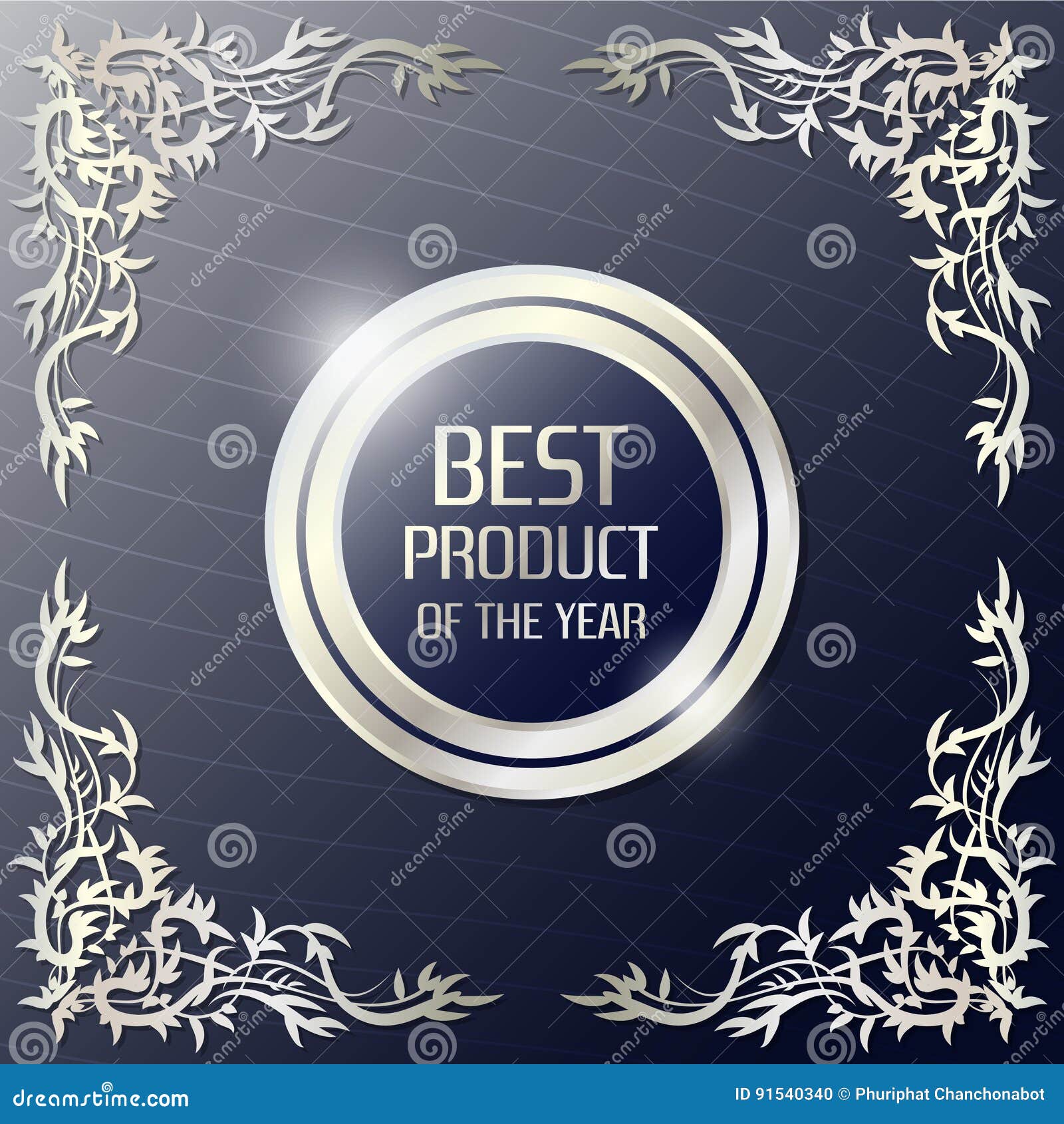 Gold Background Flyer Style Design Template Stock Vector - Illustration ...