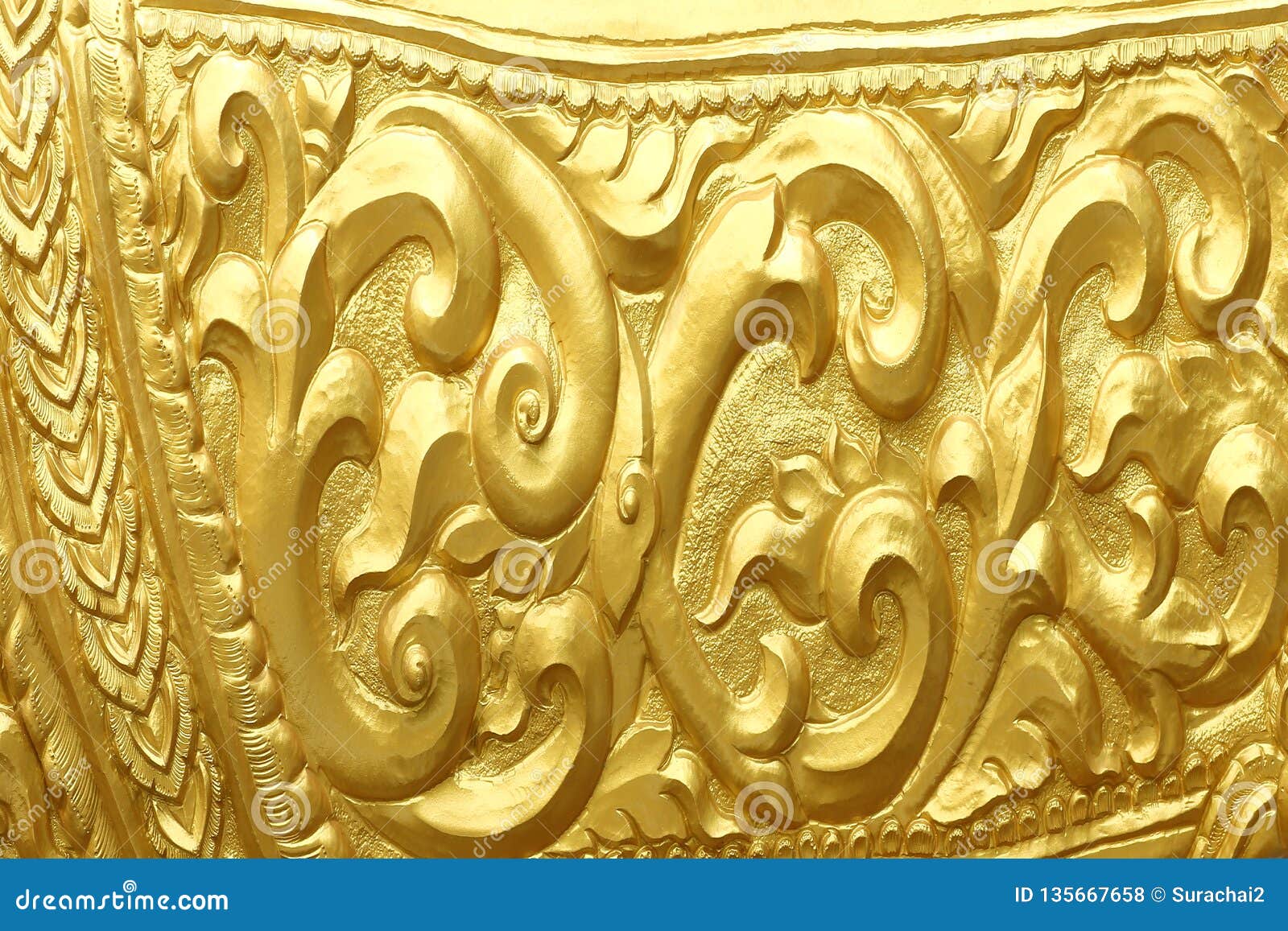 Gold Background or Golden Pattern Texture Background Stock Photo ...