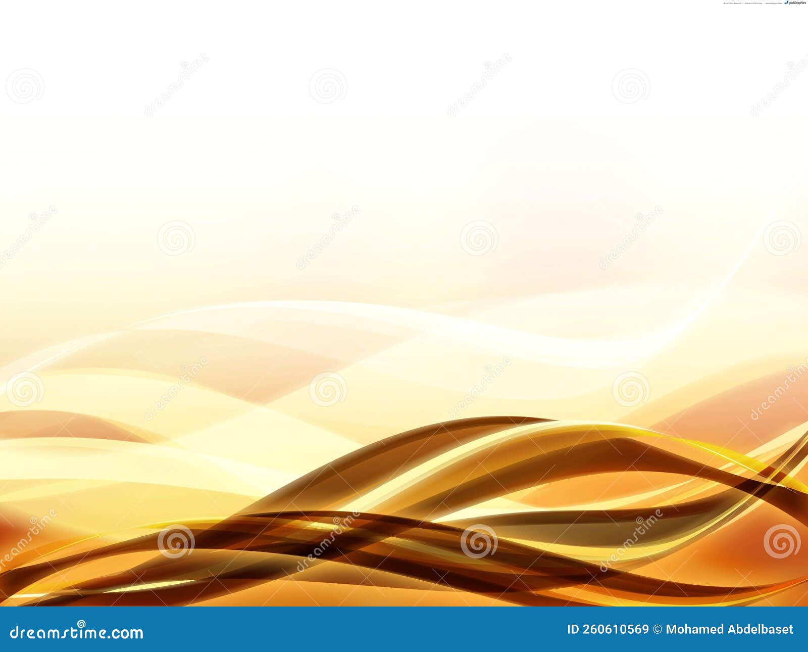 Gold waves background stock illustration. Illustration of element ...