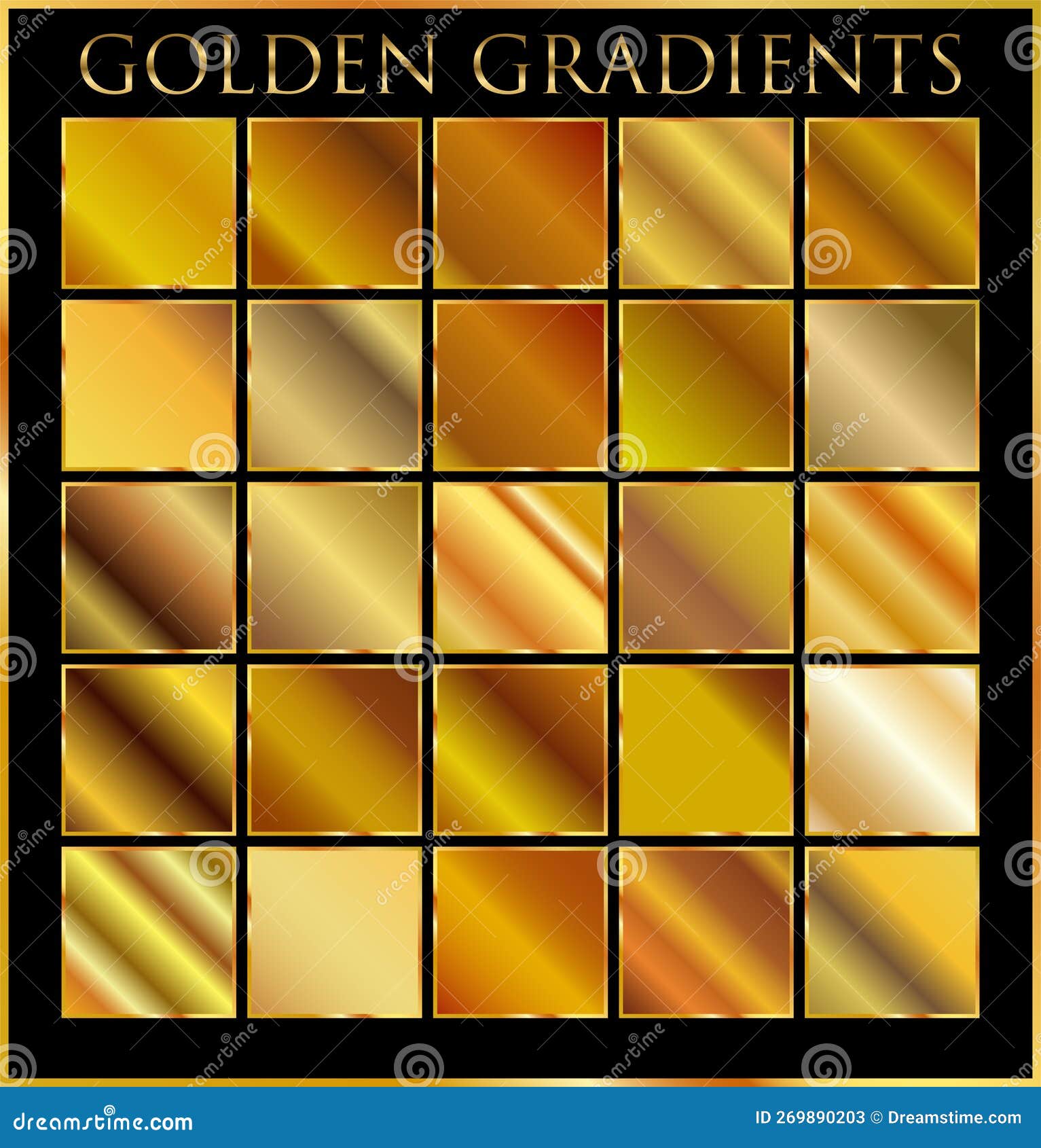 Gold Background Texture Vector Icon Seamless Pattern Stock Vector ...