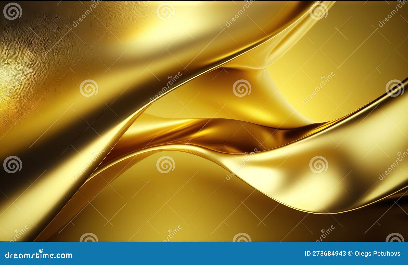 A Gold Background with a Wavy Design in the Middle of the Image and a ...