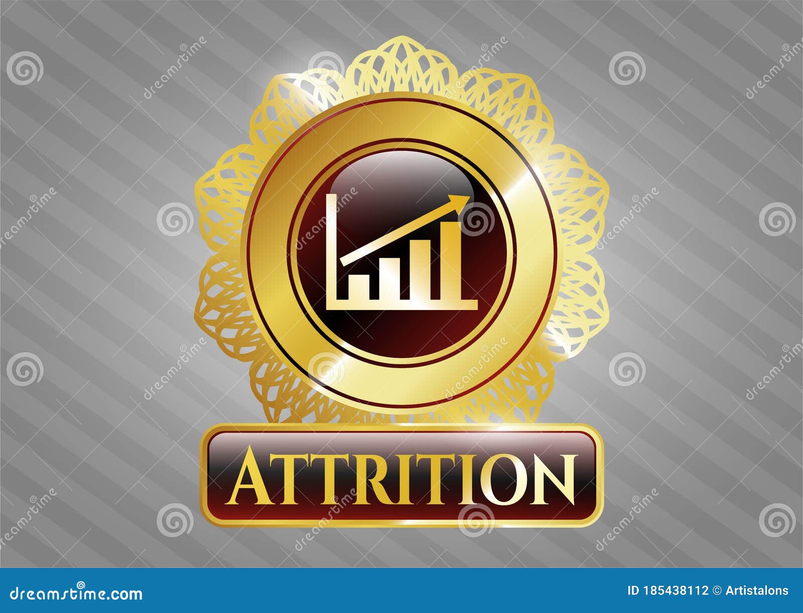 Attrition Icon. Trendy Attrition Logo Concept On White Backgroun Vector ...