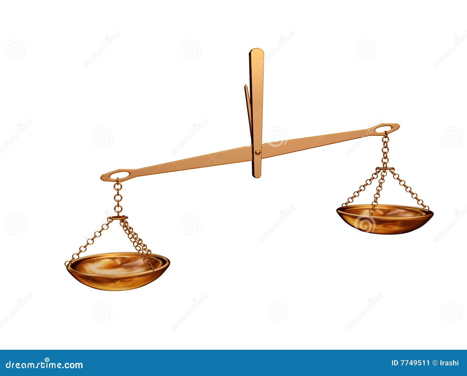 Gold balance stock illustration. Illustration of weighing - 7749511