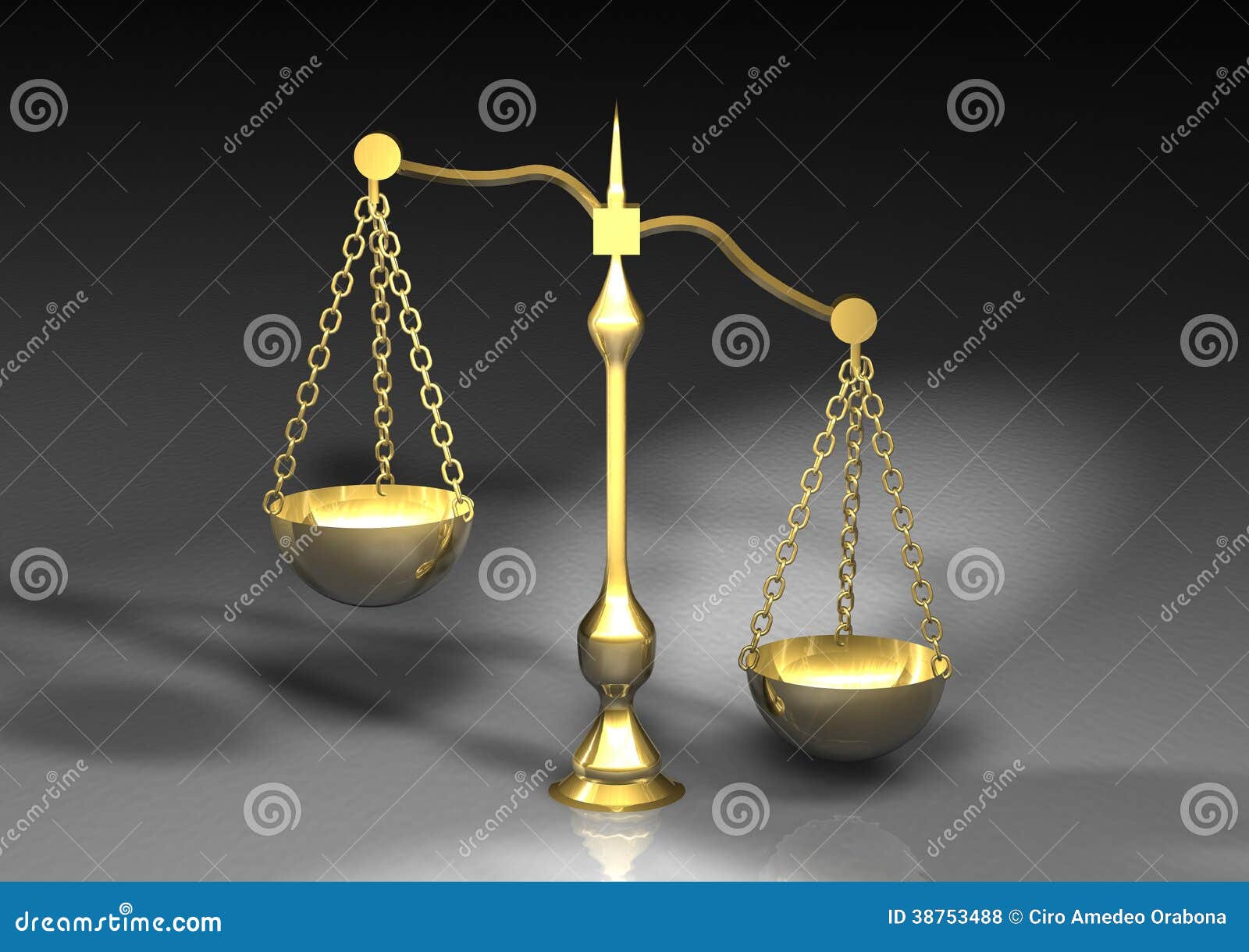 Gold balance stock illustration. Illustration of object - 38753488