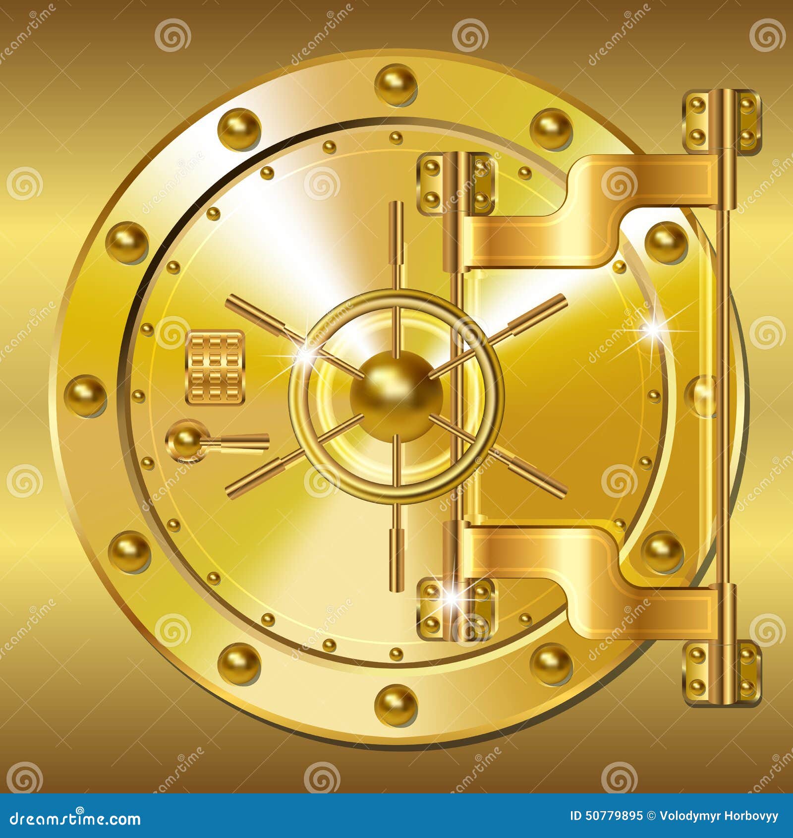 Bank Doors Set Cartoon Vector | CartoonDealer.com #267405875