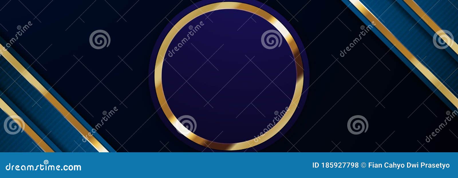 Gold Banner Abstract Vector Background Board for Text and Message ...