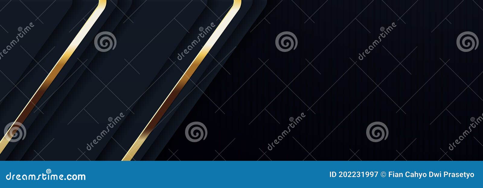 Gold Banner Abstract Vector Background Board for Text and Message ...