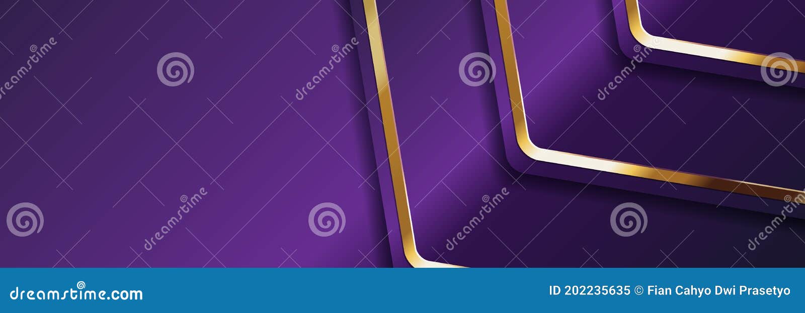 Gold Banner Abstract Vector Background Board for Text and Message ...