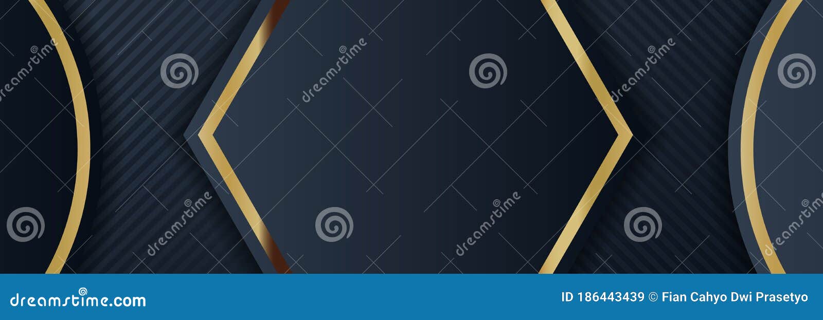 Gold Banner Design with Minimalist Modern Style Gold Luxury Stock ...