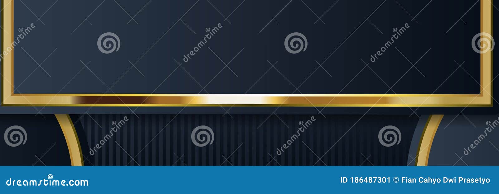 Gold Banner Design with Minimalist Modern Style Gold Luxury Stock ...